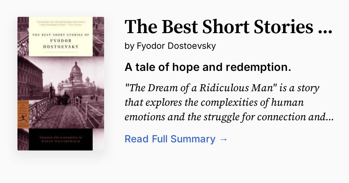 The Best Short Stories of Fyodor Dostoevsky | Summary, Analysis, FAQ