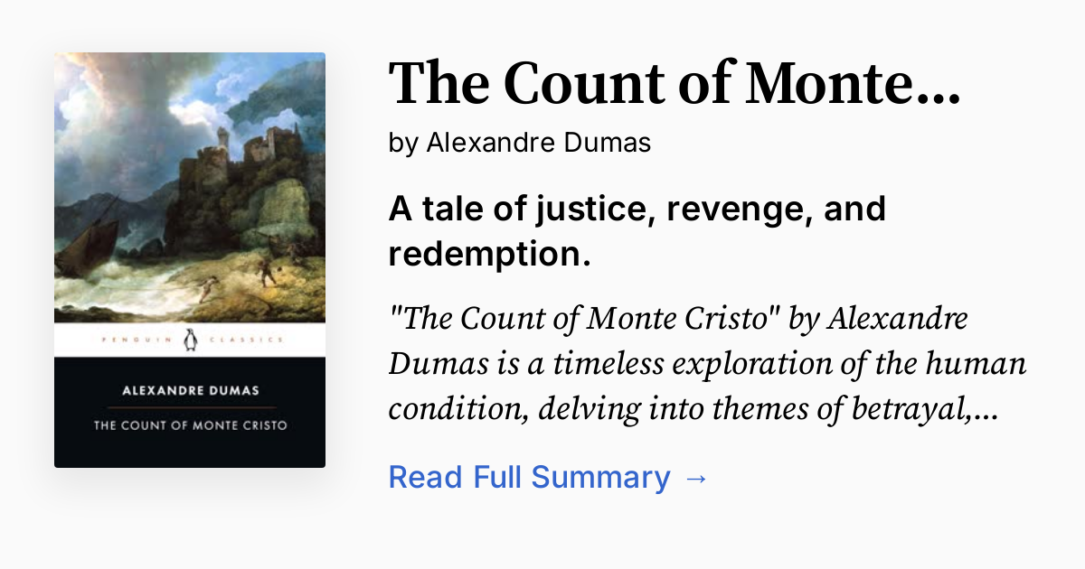 The Count of Monte Cristo | Summary, Analysis, FAQ