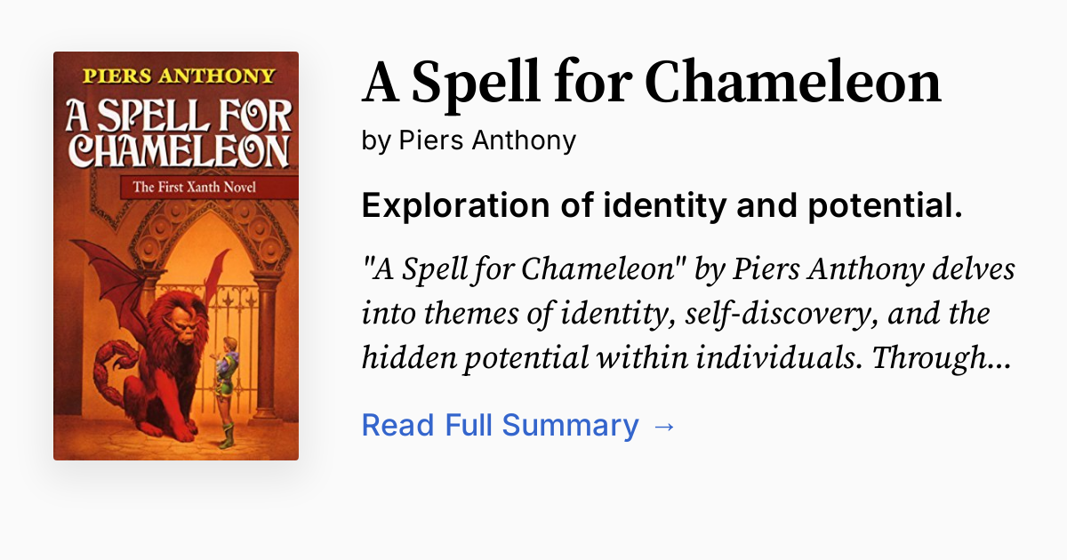 A Spell for Chameleon | Summary, Analysis