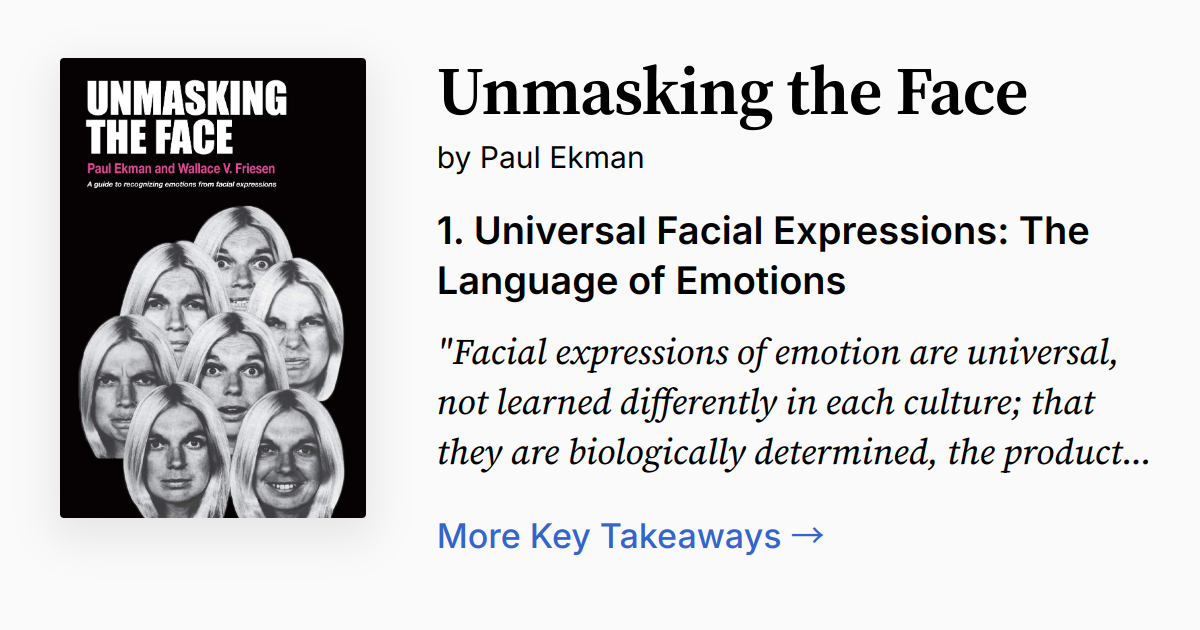 Unmasking the Face | Resumen, Quotes, FAQ, Audio Unmasking the Face | Resumen, Quotes, FAQ, Audio