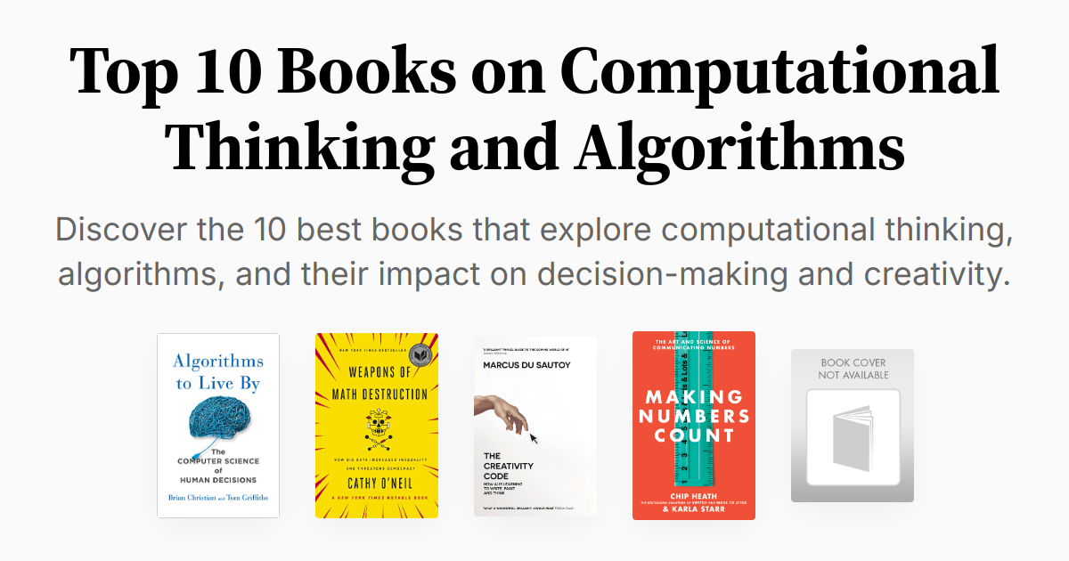 Top 10 Books On Computational Thinking And Algorithms Summary And Audio 0288