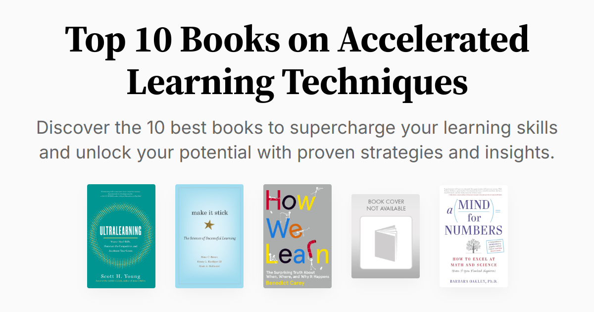 Top 10 Books on Accelerated Learning Techniques | Summary & Audio